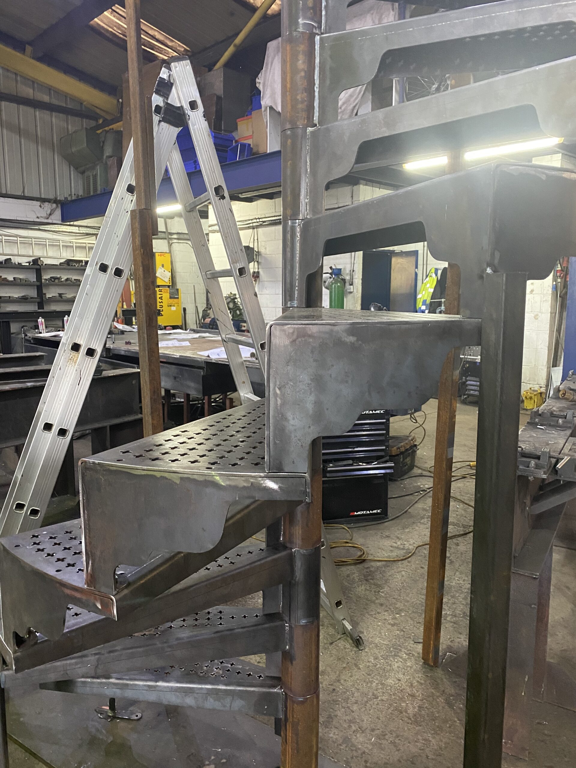 New spiral-staircase in fabrication | FREEFORM ARCHITECTS